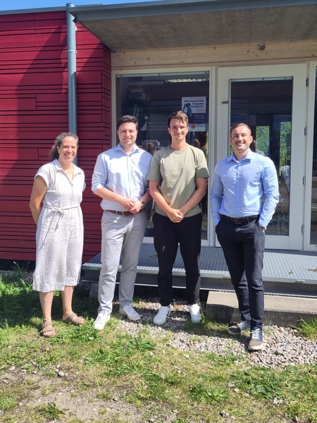 Bundestagsabgeordneter Max Mordhorst im GründerCube : Universität zu Lübeck